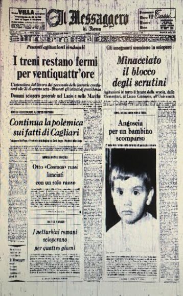 Un mistero lungo quarant'anni: la scomparsa di Marco Dominici ...